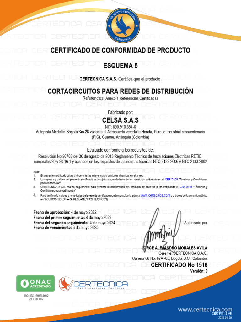 Corta Circuitos Doble Venteo 38 KV, 100a, 20ka Bil 200kv | PDF