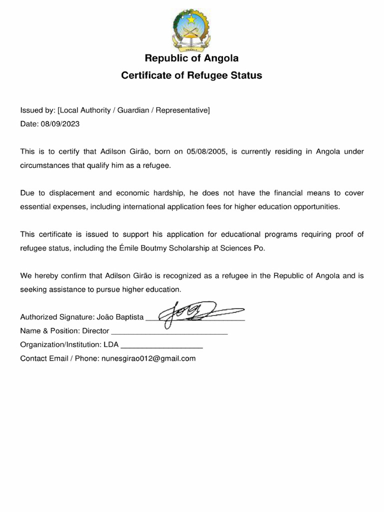 Status Refuge | PDF