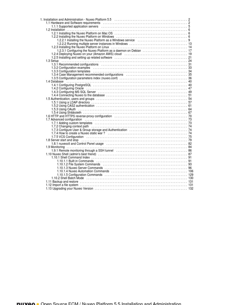 Nuxeo Platform 5.5 Administration Documentation | PDF | Advanced Packaging Tool | Java ...