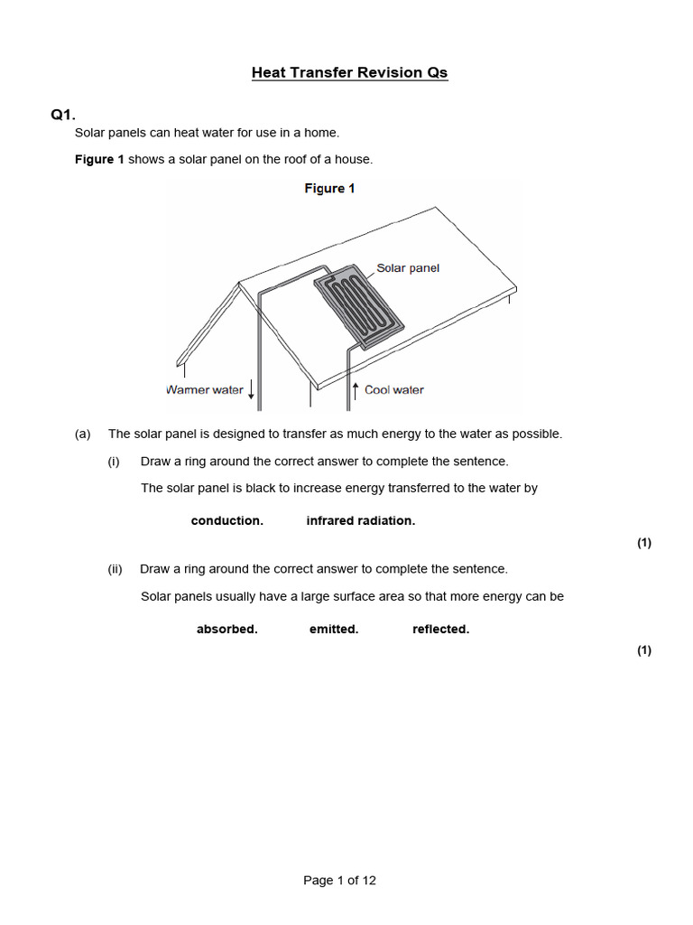 Heat Transfer Concepts and Calculations | PDF | Heat Capacity | Heat