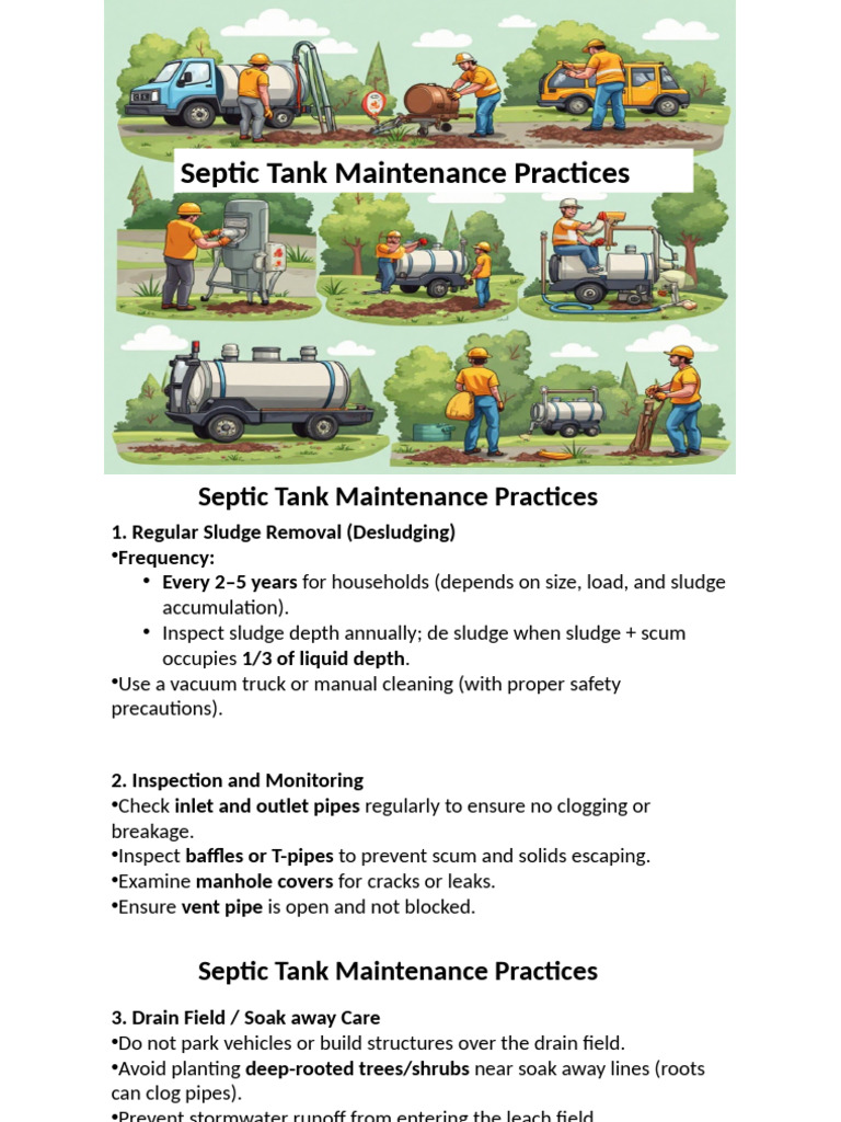Maintenance Practices Reporter 6 | PDF | Septic Tank | Sewage Treatment