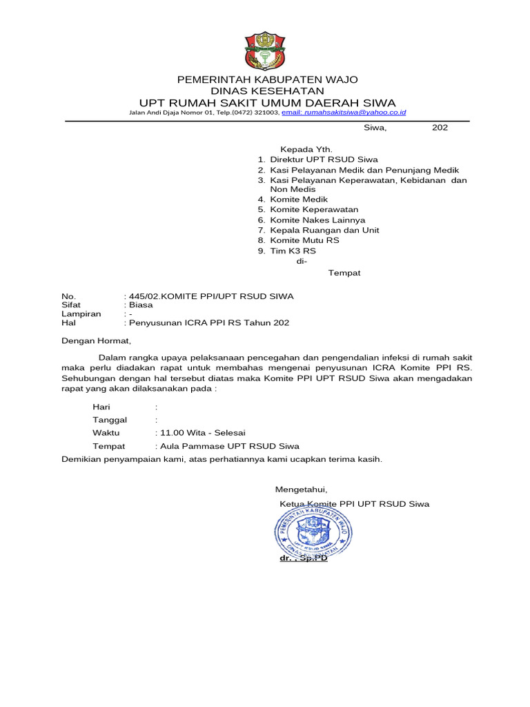 Rapat Penyusunan Icra Ppi 2022 | PDF