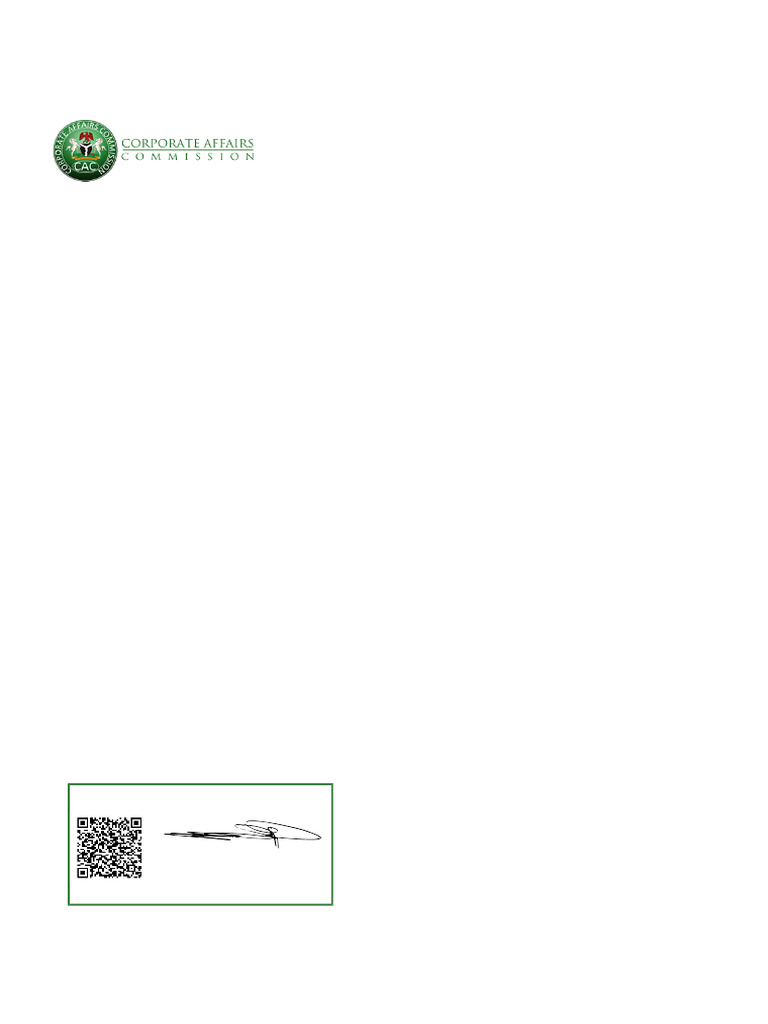 Application For Registration of Company - HAMZEE GENERAL VENTURES | PDF