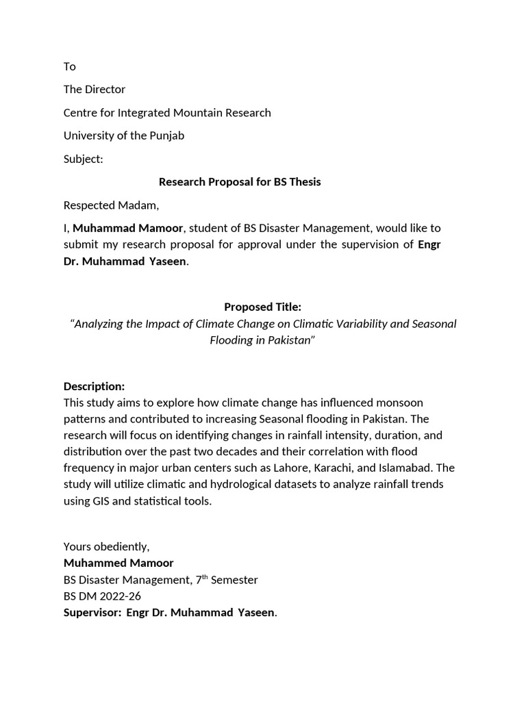 Thesis Proposal | PDF