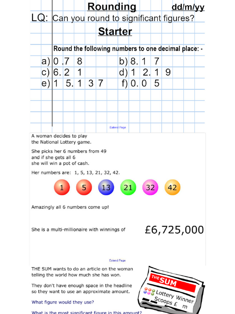 4 Rounding To Significant Figures | PDF