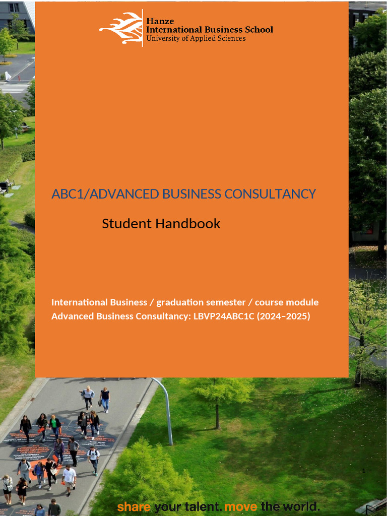 Advanced Business Consultancy Handbook | PDF | Consultant | Strategic ...