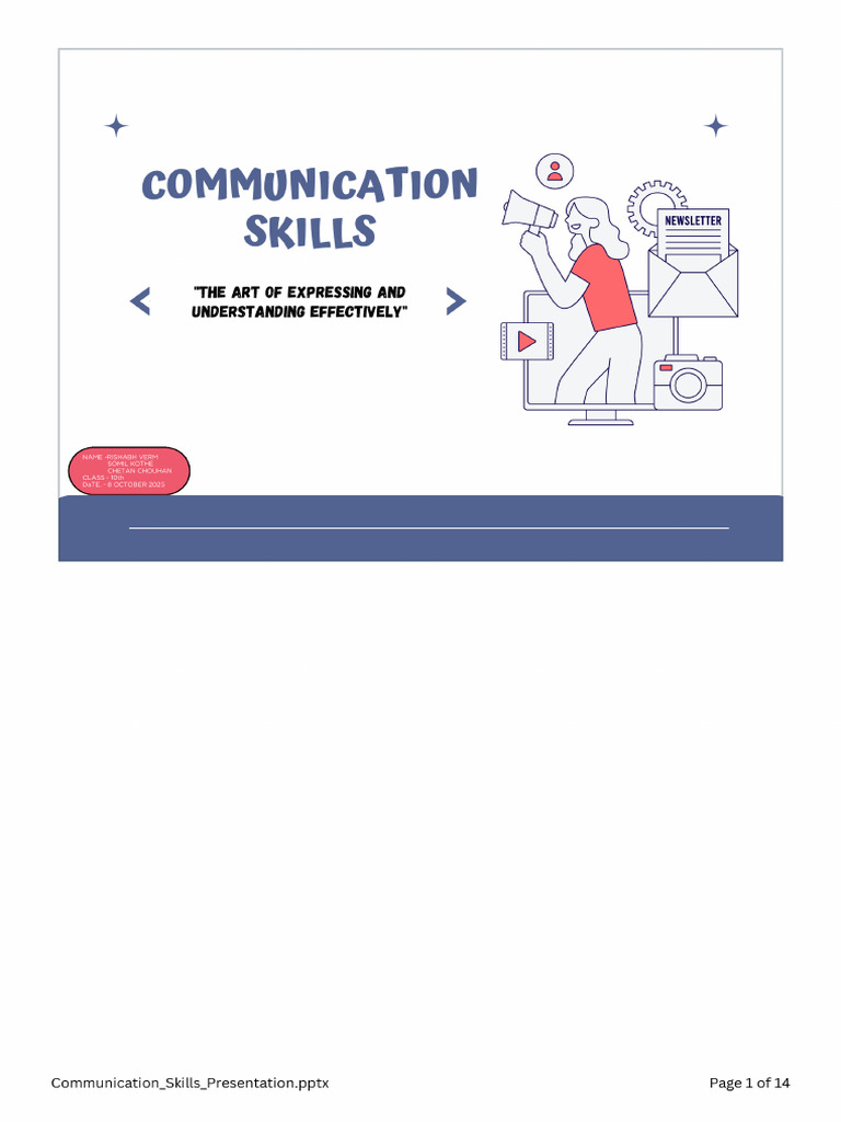 Communication Skills Presentation - PPTX 20251007 144408 0000 | PDF