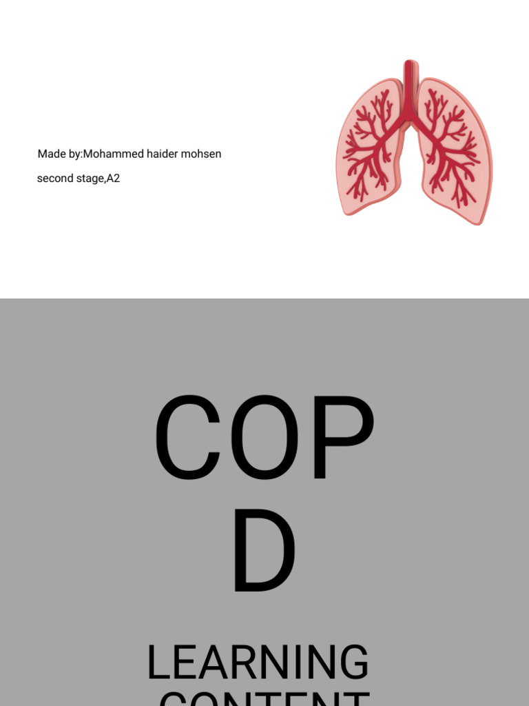 COPD by Mohammed Haider | PDF