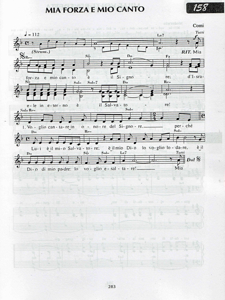 Mia Forza e Mio Canto | PDF