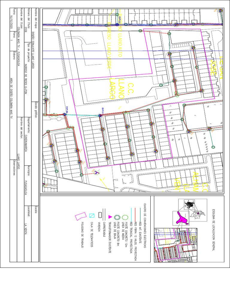 Plano Conjunto Llano Largo | PDF
