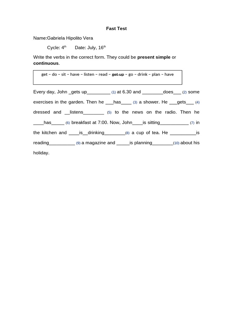 Practice Test 1 | PDF