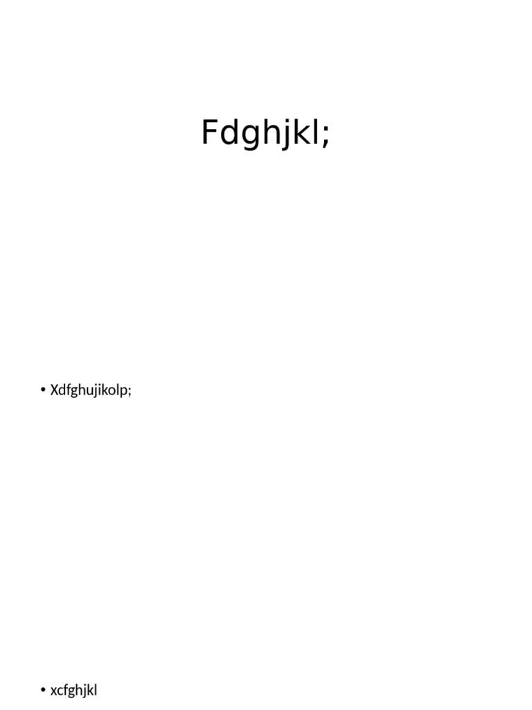 FDGHJKL | PDF