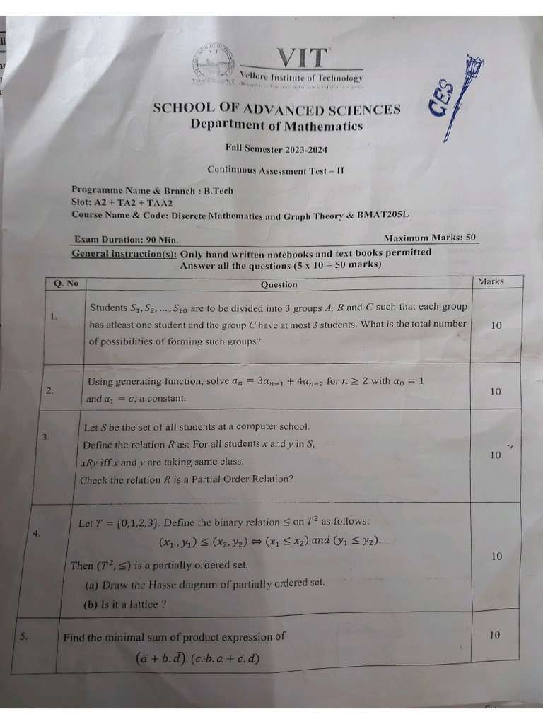 Cat2 -A2 Qp and Key_merged | PDF