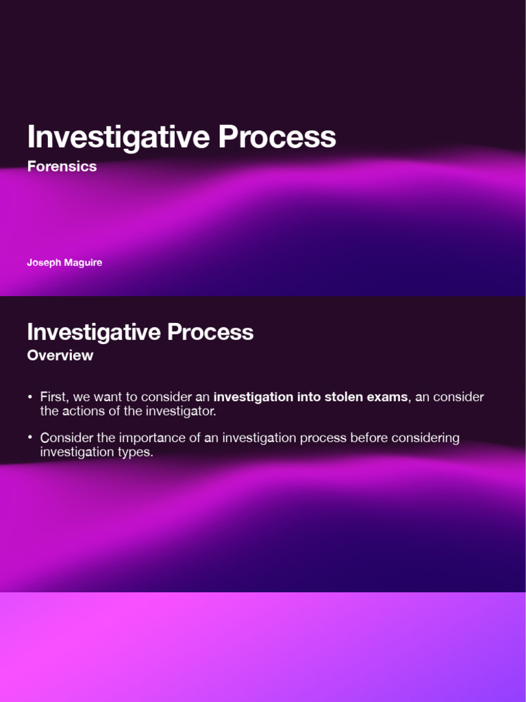 Digital Investigation SIT25 | PDF | Digital Forensics | Crime Scene