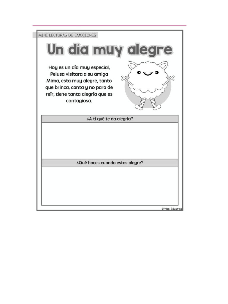 Emociones Escribe | PDF