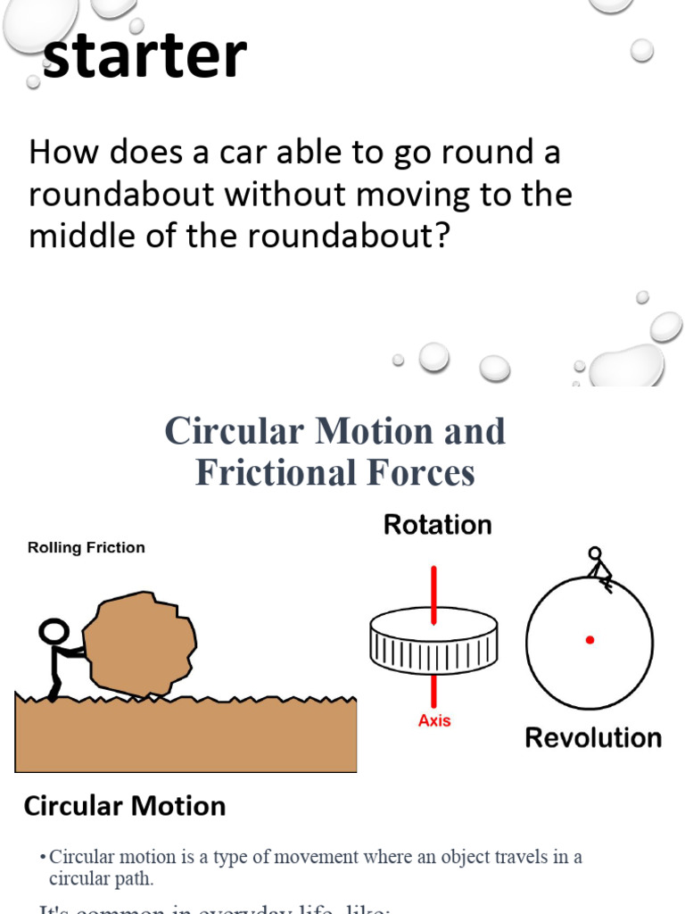 Circular Motion and Frictional Forces | PDF