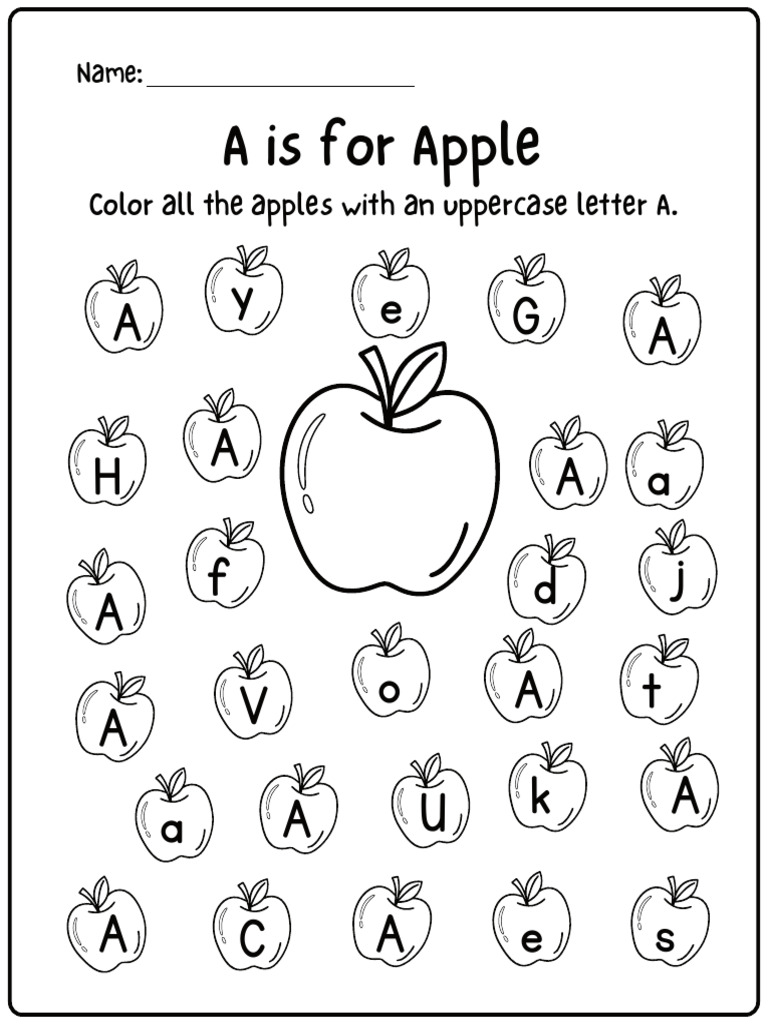 Alphabet Recognition Worksheets | PDF