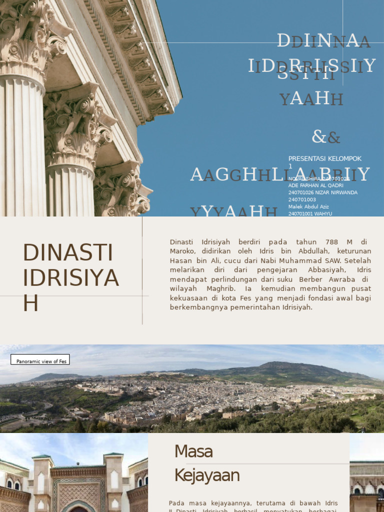 Sejarah Dinasti Idrisiyah dan Aghlabiyyah | PDF