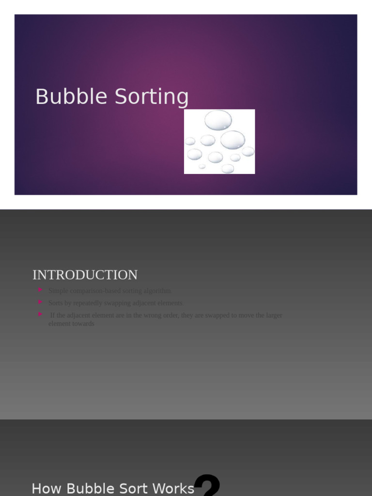 Bubble Sorting | PDF