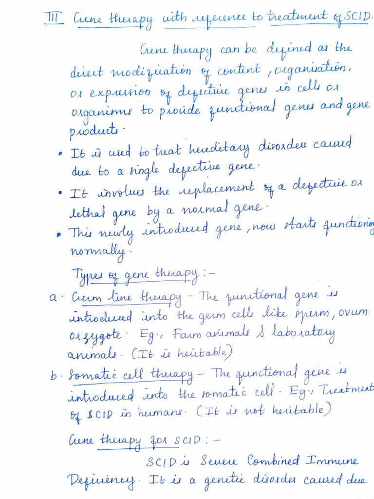 Gene Therapy & Stem Cell Technology | PDF | Biotechnology | Medical ...