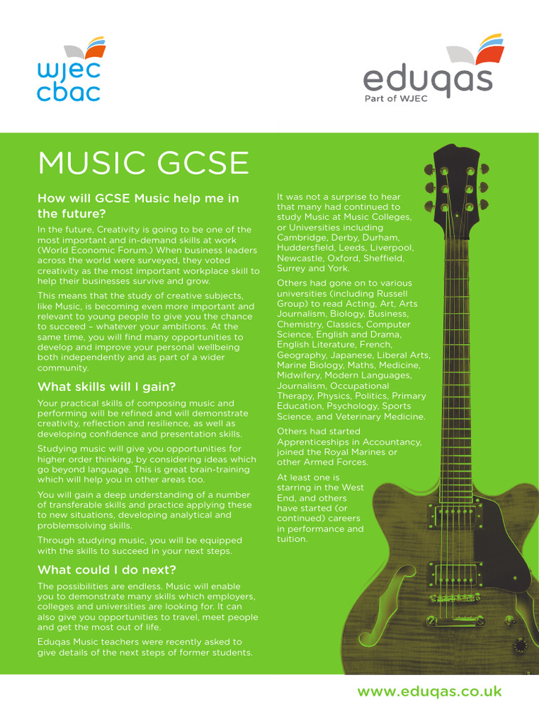 Why Study Gcse Music | PDF | Musical Compositions