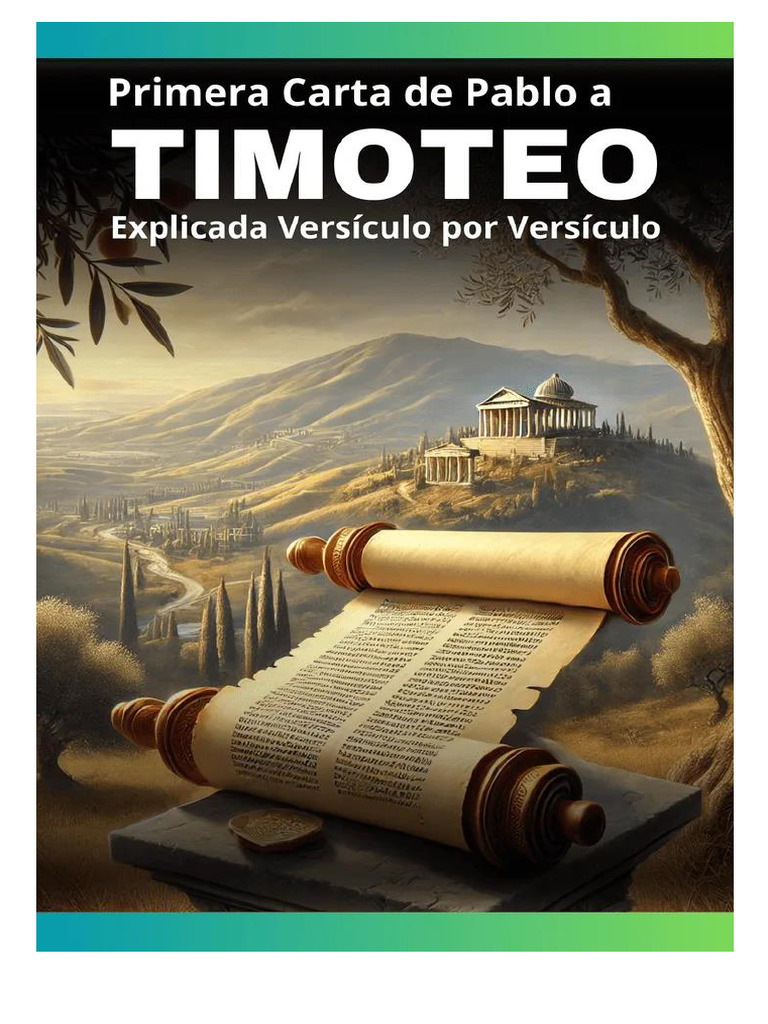 Introducción a la Carta de Pablo a Timoteo | PDF | Cristo (título ...