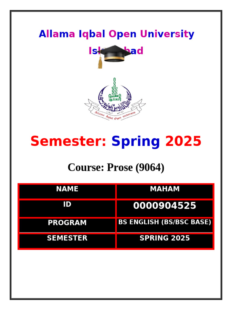 Aiou Assignment Solution | PDF | Inductive Reasoning | Deductive Reasoning