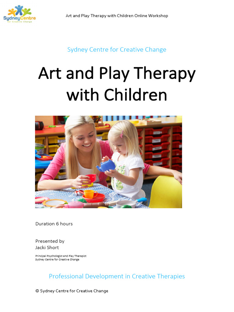 Online Art and Play Therapy Workbook | PDF | Play Therapy | Psychotherapy