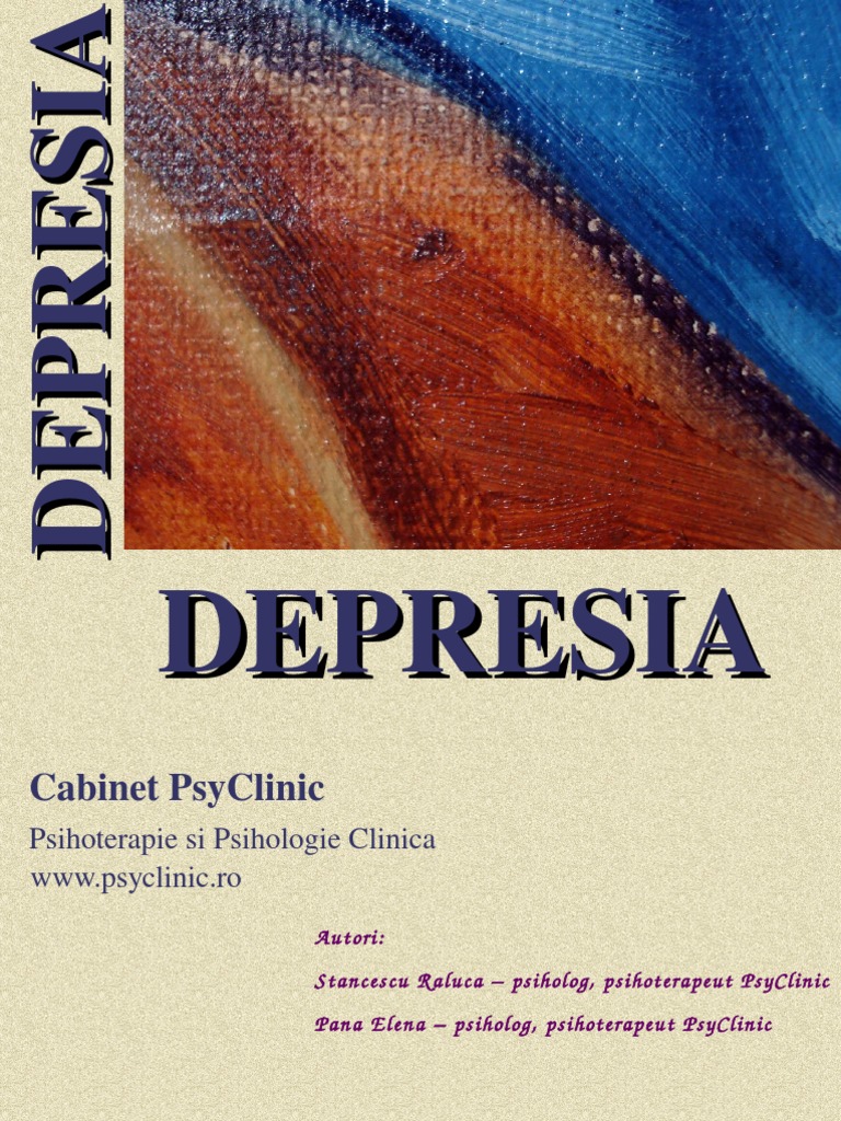 Depresia Tipuri Cauze Simptome Tratament Depresie | PDF