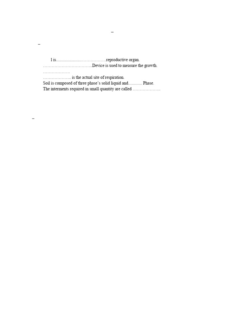 Class 11-12 Crop Science Exam Papers | PDF | Soil | Sowing