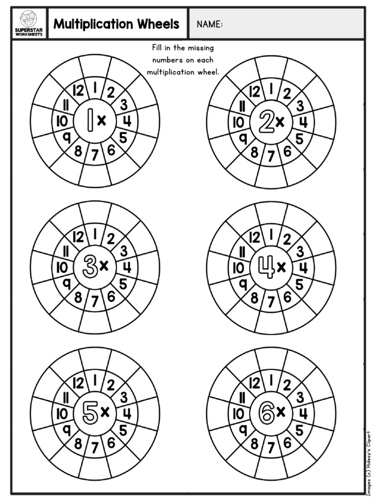 Multiplication We El Worksheet 1 | PDF