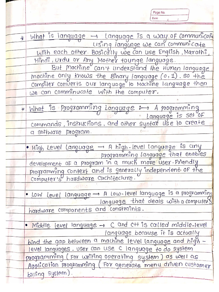 C Notes CM | PDF