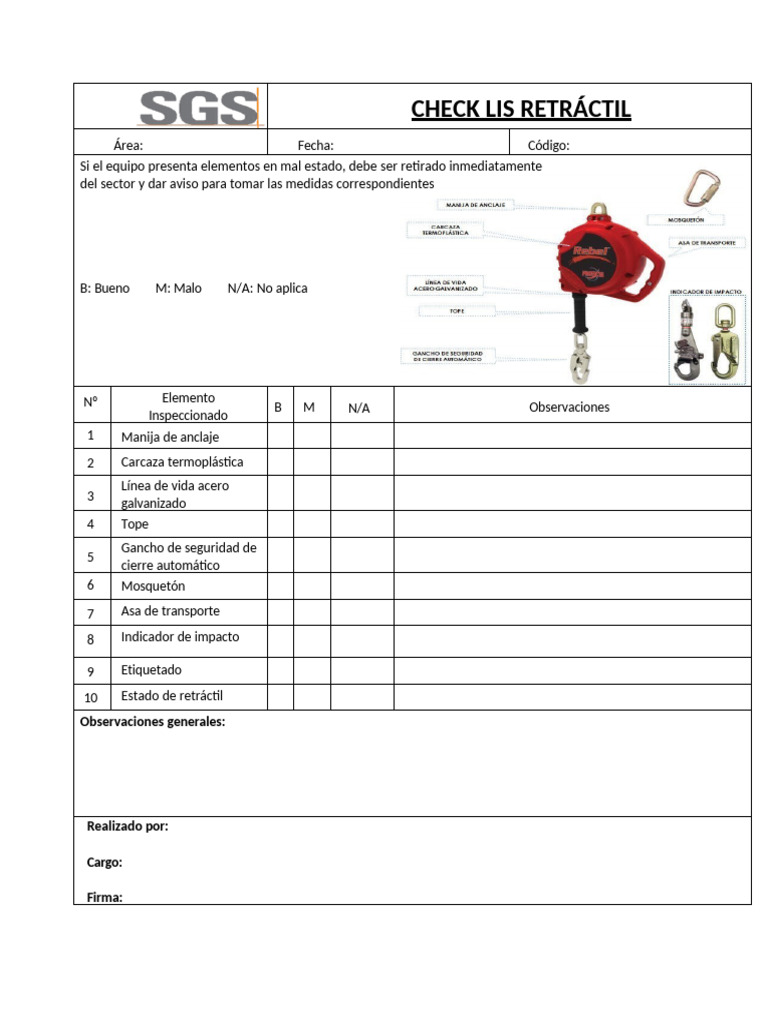 Toaz - Info Check List Retractil PR | PDF
