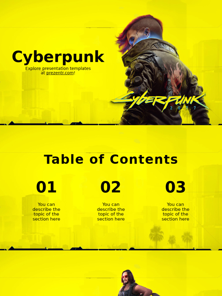 Cyberpunk Presentation Templates Guide | PDF