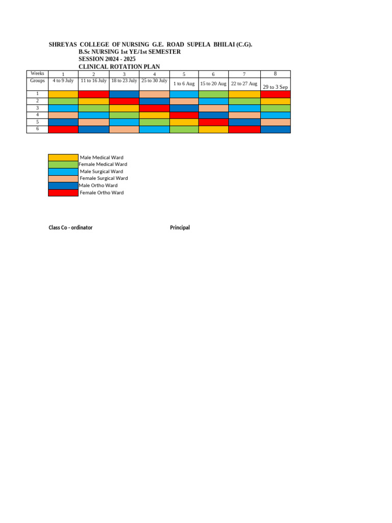 Clinical Rotation Sem 1 | PDF