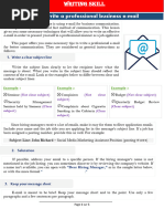 Examples of Poorly Written Emails | PDF