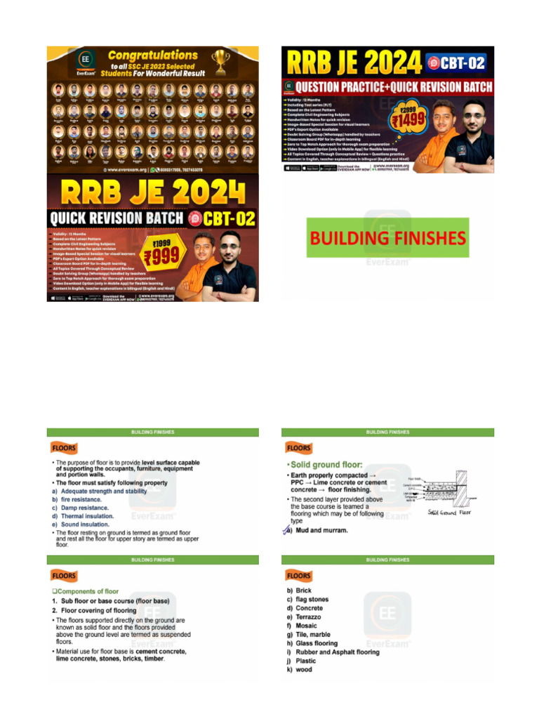 BUILDING FINISHES Print Format | PDF
