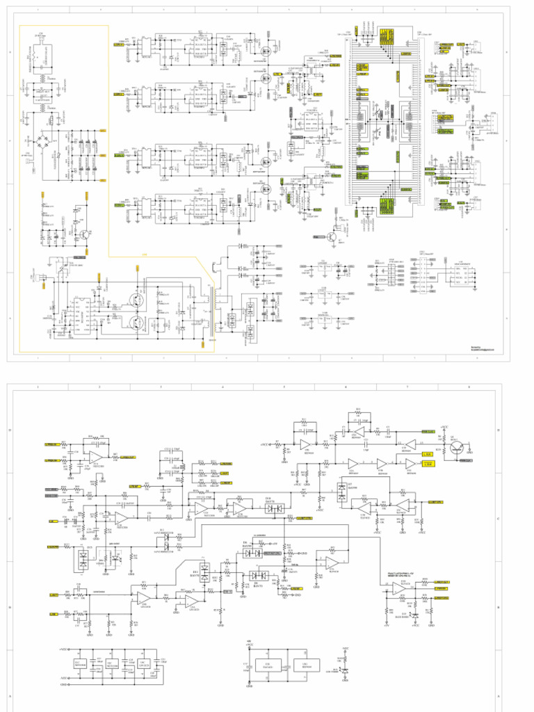 Powersoft Digimod1000 Revised Schematic | PDF