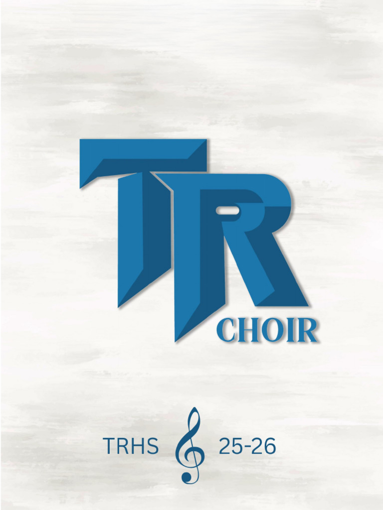 TRHS Choir Concert Welcome Message | PDF | Choir | Clef
