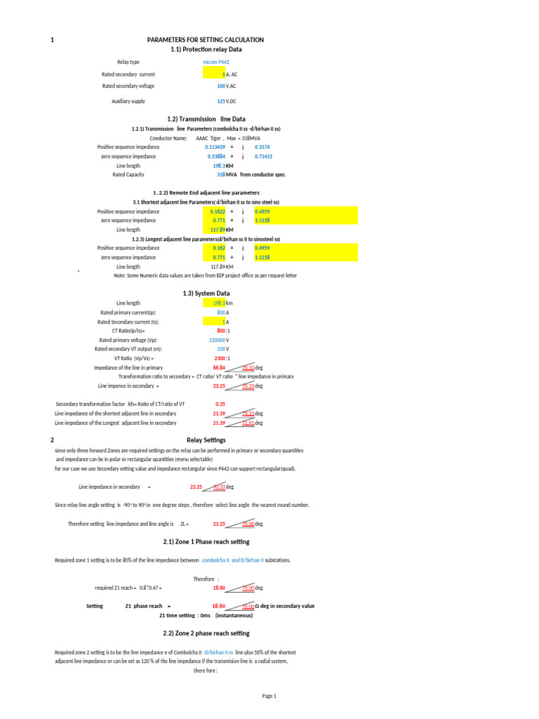 Combolcha II To Debrebirhan II Distance Setting | PDF | Electric Power ...