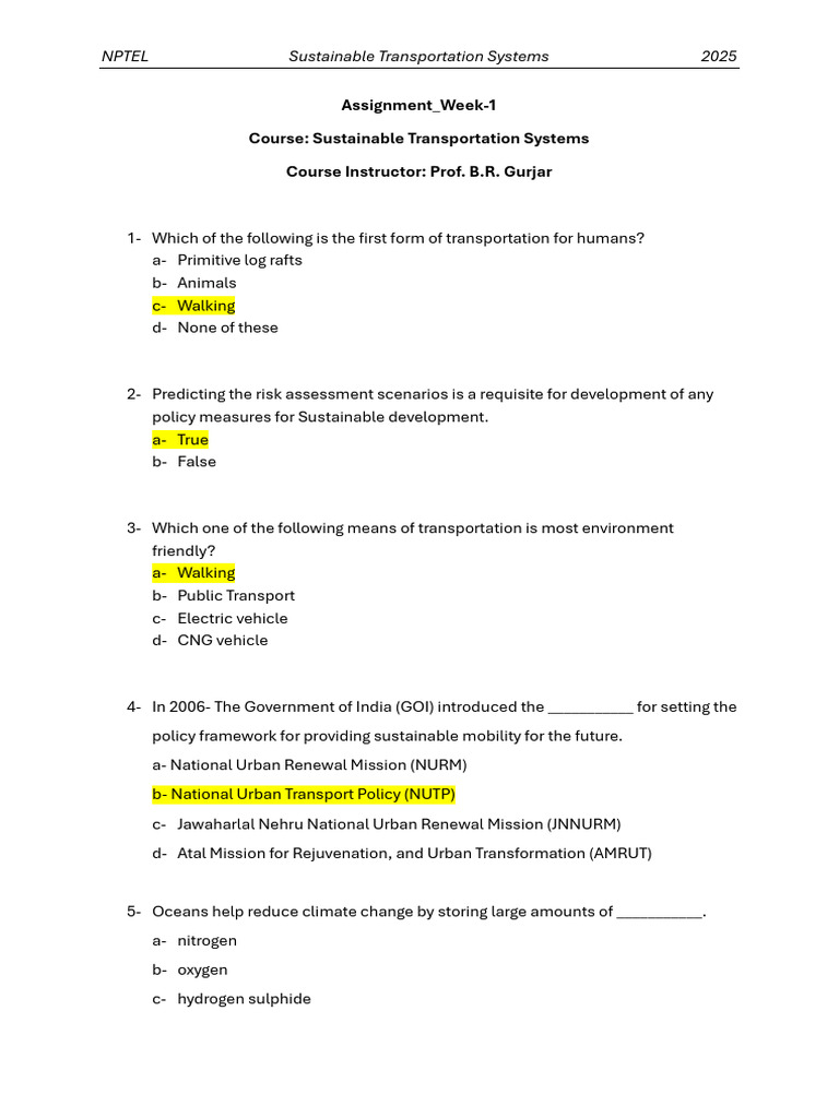 Assignment Week 1 | PDF