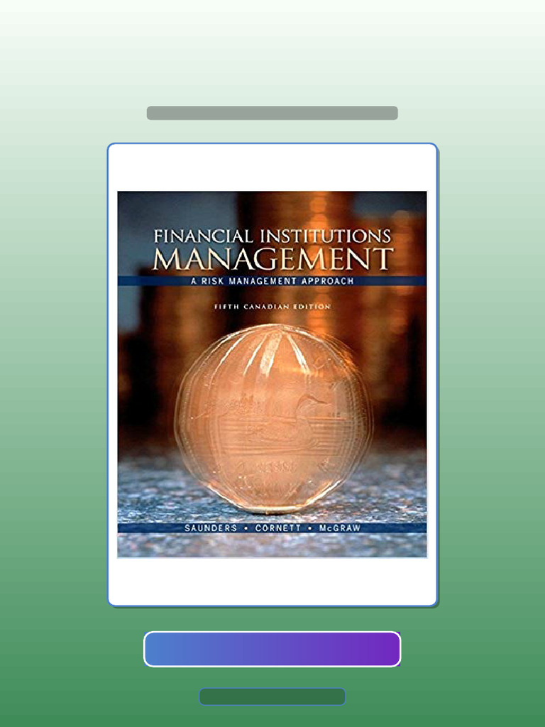 Financial Institutions Management A Risk Management Approach 5th ...