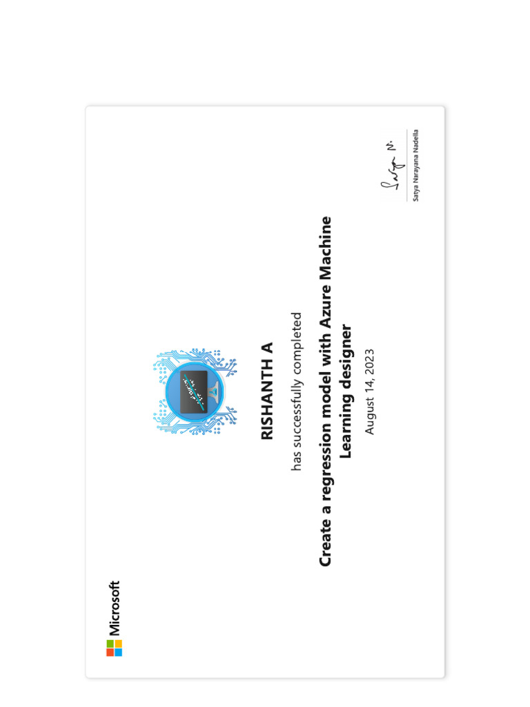 Achievements - Rishantha-7104 - Microsoft Learn | PDF