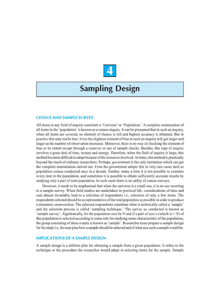 Unit - 3 Sampling | PDF