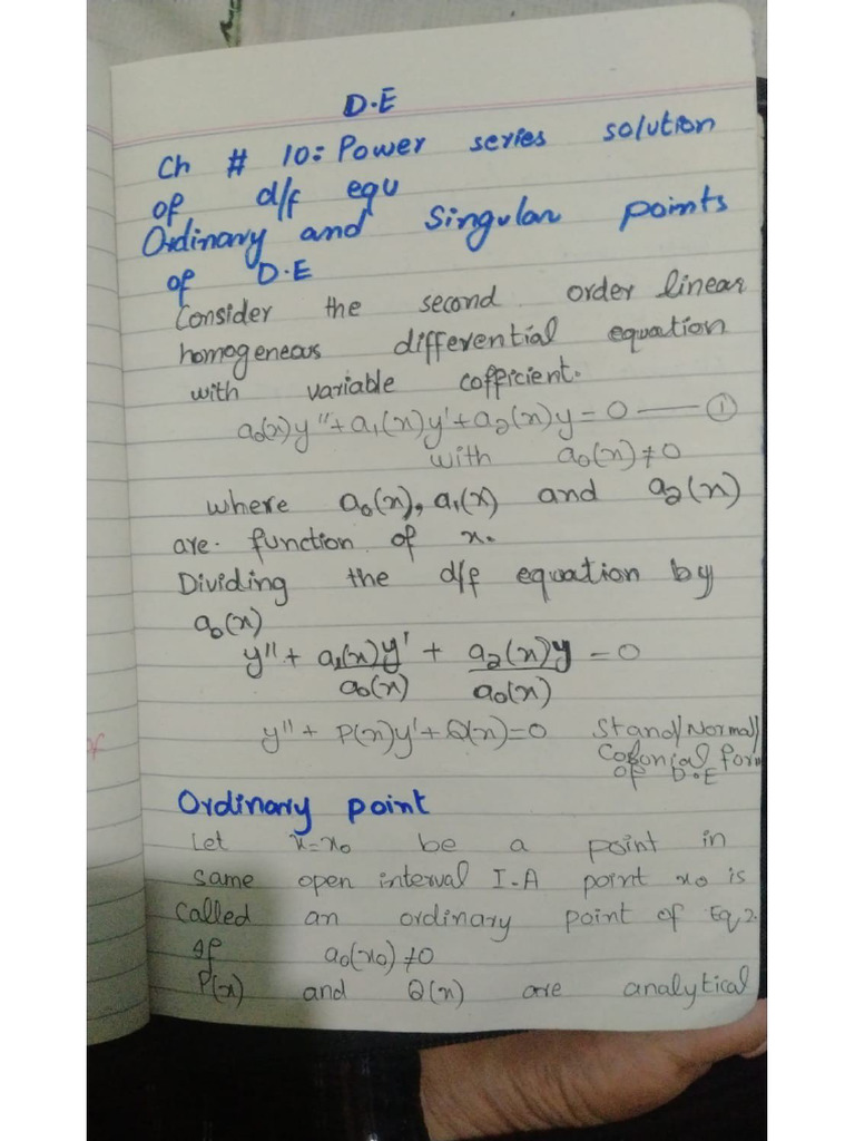 Diff Equ 2 (Mid +final) | PDF