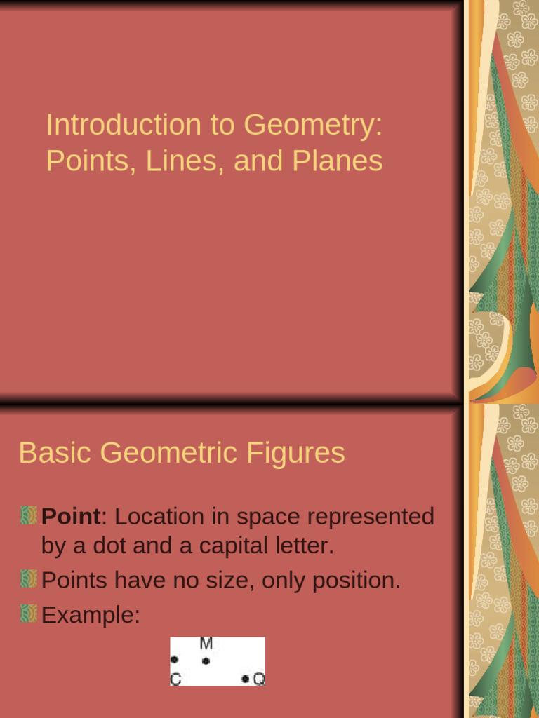 Geometry-Points, Lines, and Planes | PDF