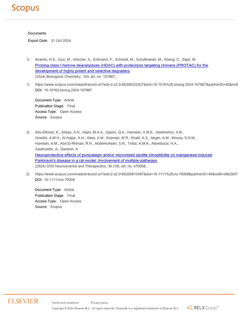 106 ERU Publication in Scopus 21 October 2024 | PDF