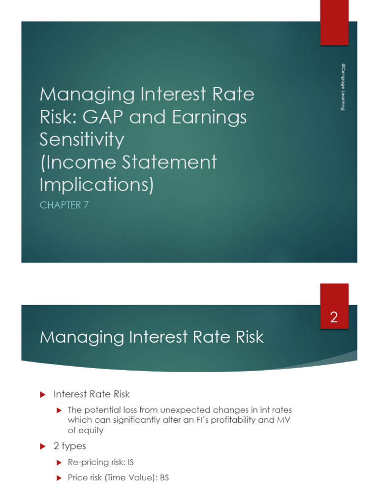 Interest Rate Risk Management: GAP Analysis | PDF | Option (Finance ...