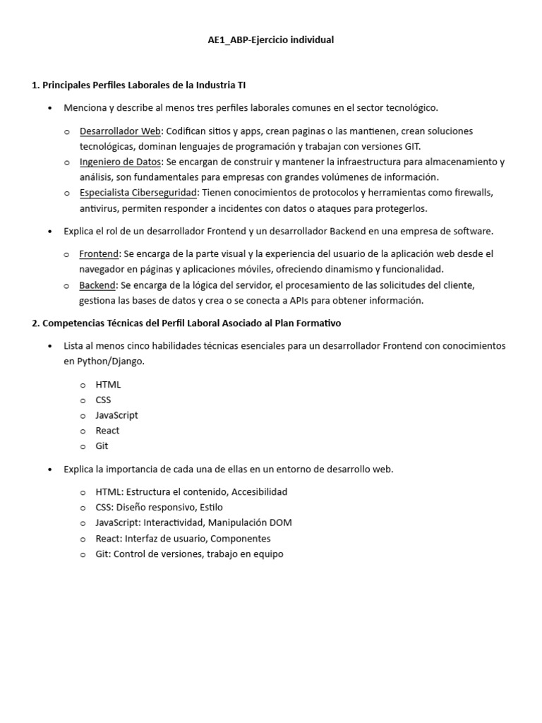 AE1 ABP-Ejercicio Individual | PDF | Informática | Ingeniería Informática