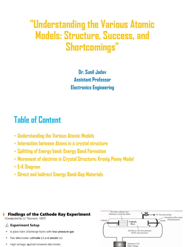 Atomic Models: Structure and Limitations | PDF | Electron | Atomic Orbital